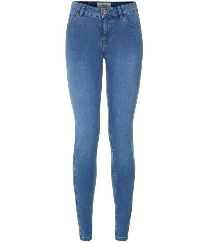 Blue Supersoft Super Skinny Jeans | New Look