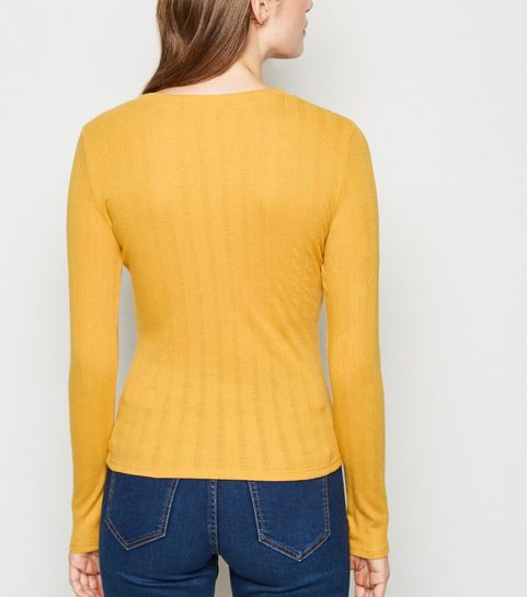 Ribbed Tops | High Neck & Long Sleeve Ribbed Tops | New Look
