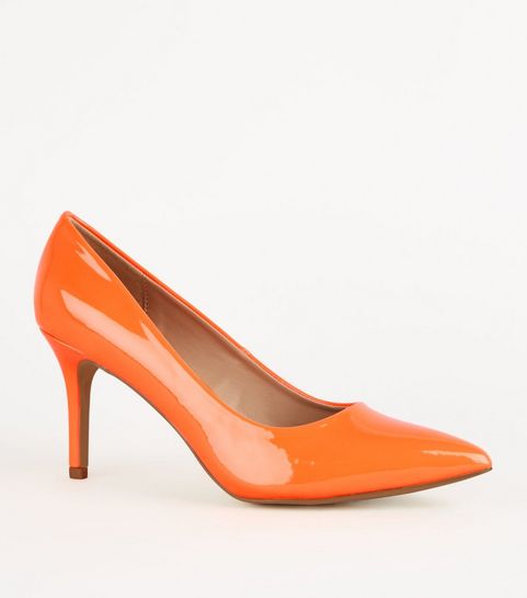 Orange Shoes | Women's Coral Footwear | New Look