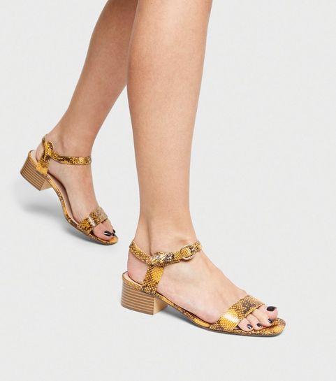 Sandales à talons | Sandales à brides & à lanières | New Look