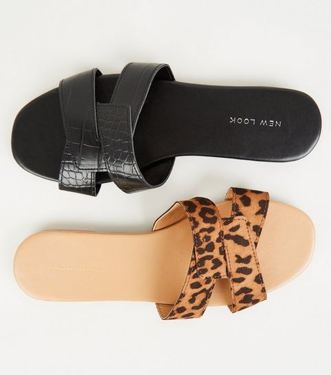 Women's Sliders | Sliders Shoes & Slider Sandals | New Look