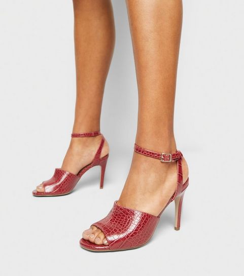 Sandales à talons | Sandales à brides & à lanières | New Look