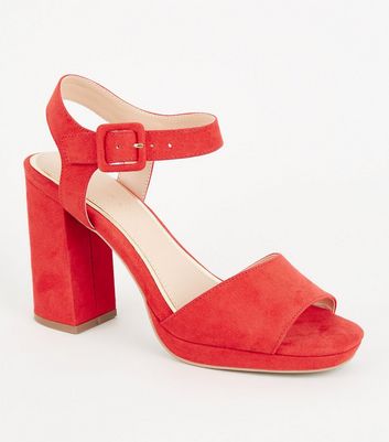 Red Shoes | Red Heels, Red Sandals & Burgundy Shoes | New Look