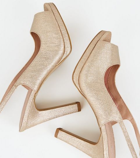 Talons dorés | Chaussures couleur or | New Look