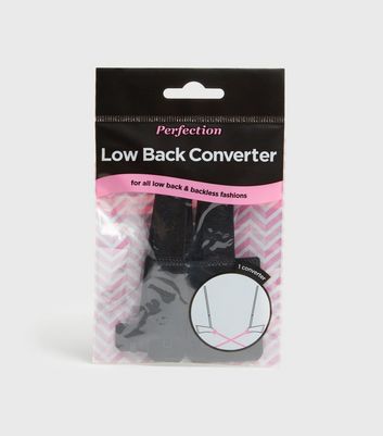 Perfection Beauty Black Low Back Bra Converter | New Look