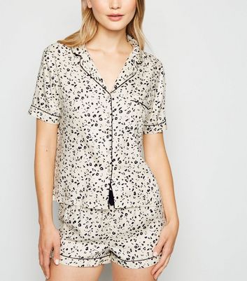 Brown Leopard Print Pyjama Set | New Look