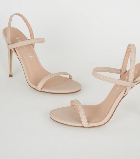 Sandales à talons | Sandales à brides & à lanières | New Look