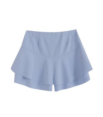 Girls Pale Blue Frill Skort | New Look