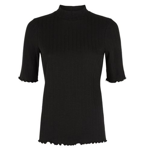 Ribbed Tops | High Neck & Long Sleeve Ribbed Tops | New Look