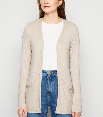 Cream Longline Cardigan | New Look