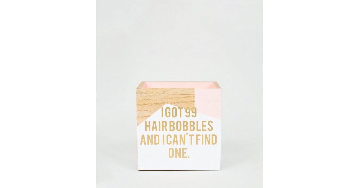 Multicoloured Bobbles Slogan Storage Box | New Look