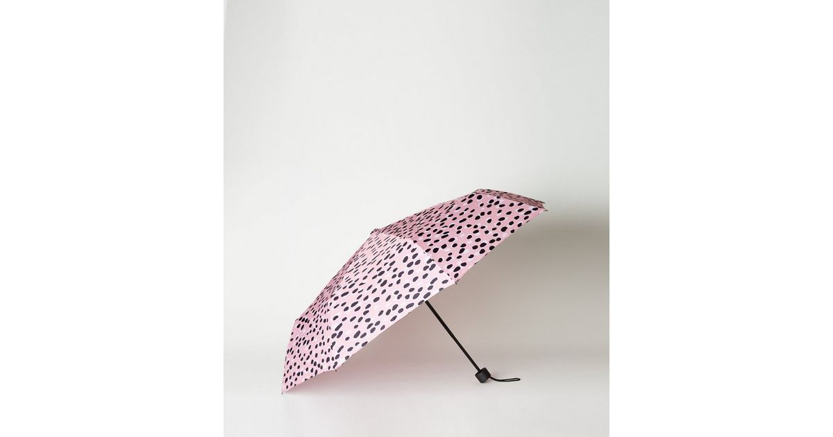 Pink Animal Print Umbrella | New Look