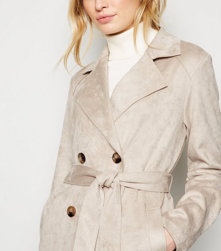Stone Short Belted Trench Coat Next - Tradingbasis