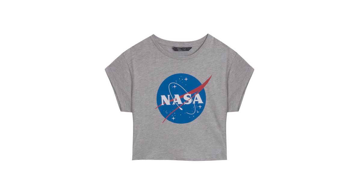 Girls Grey NASA Logo T-Shirt | New Look