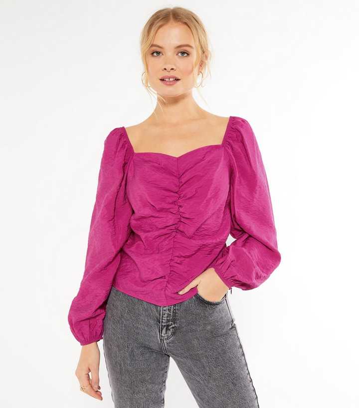 Neon Pink Blouses Pink Tops | Women's Pink Tops & Blouses | Boohoo UK