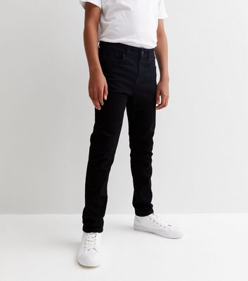 Boys Black Skinny Jeans New Look