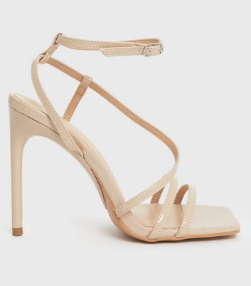 Cream Heels | Off-White Heels & Cream Strappy Heels | New Look