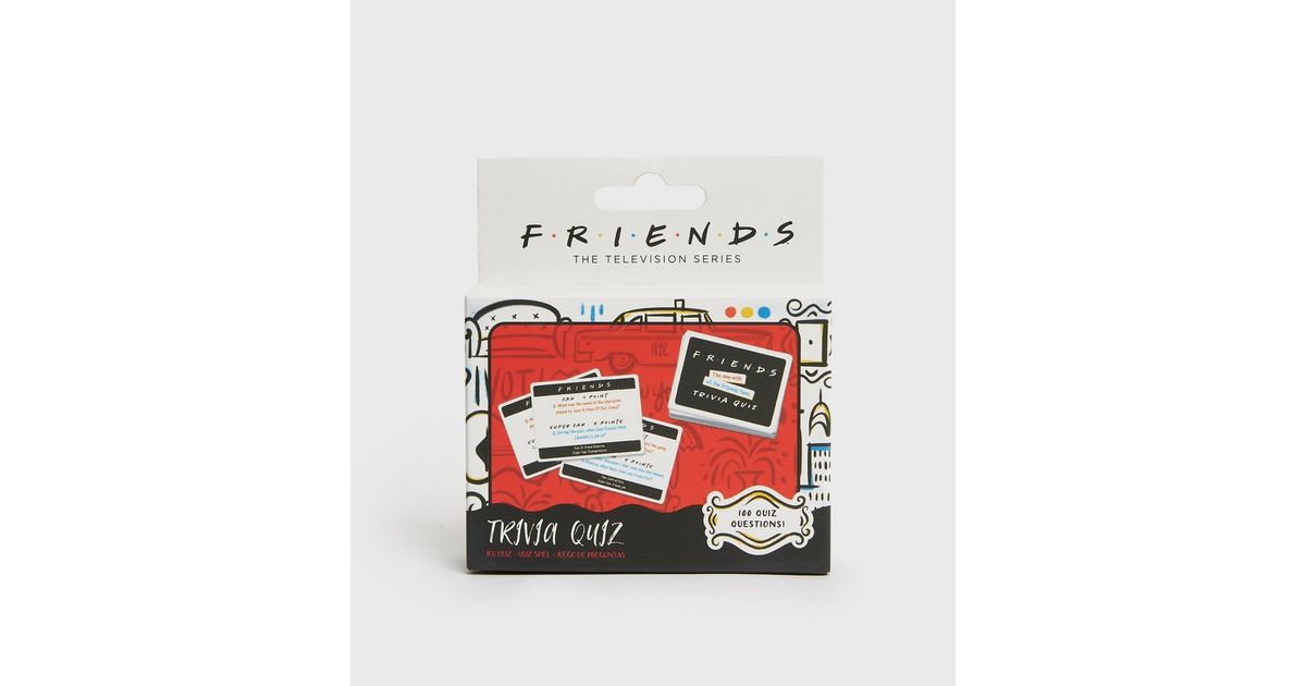 Multicoloured Friends Trivia Quiz Card Game | New Look