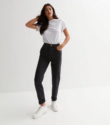 Black mum jeans store