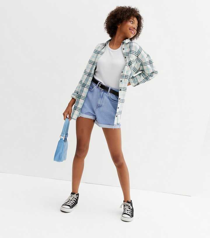 Checkered Shirt For Girls Outfit