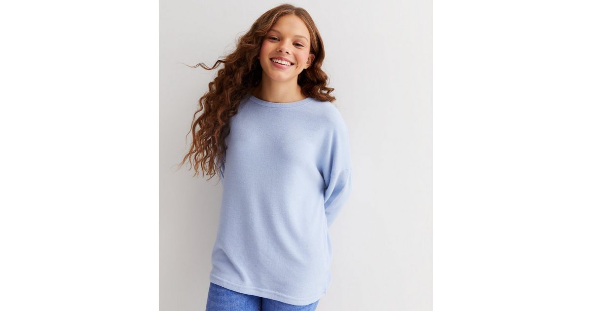 Name It Pale Blue Long Sleeve Jumper | New Look