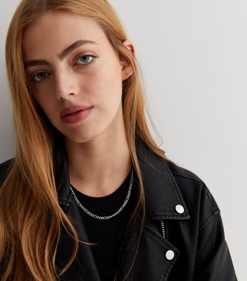 Real Silver Plate Chain Link Necklace | New Look