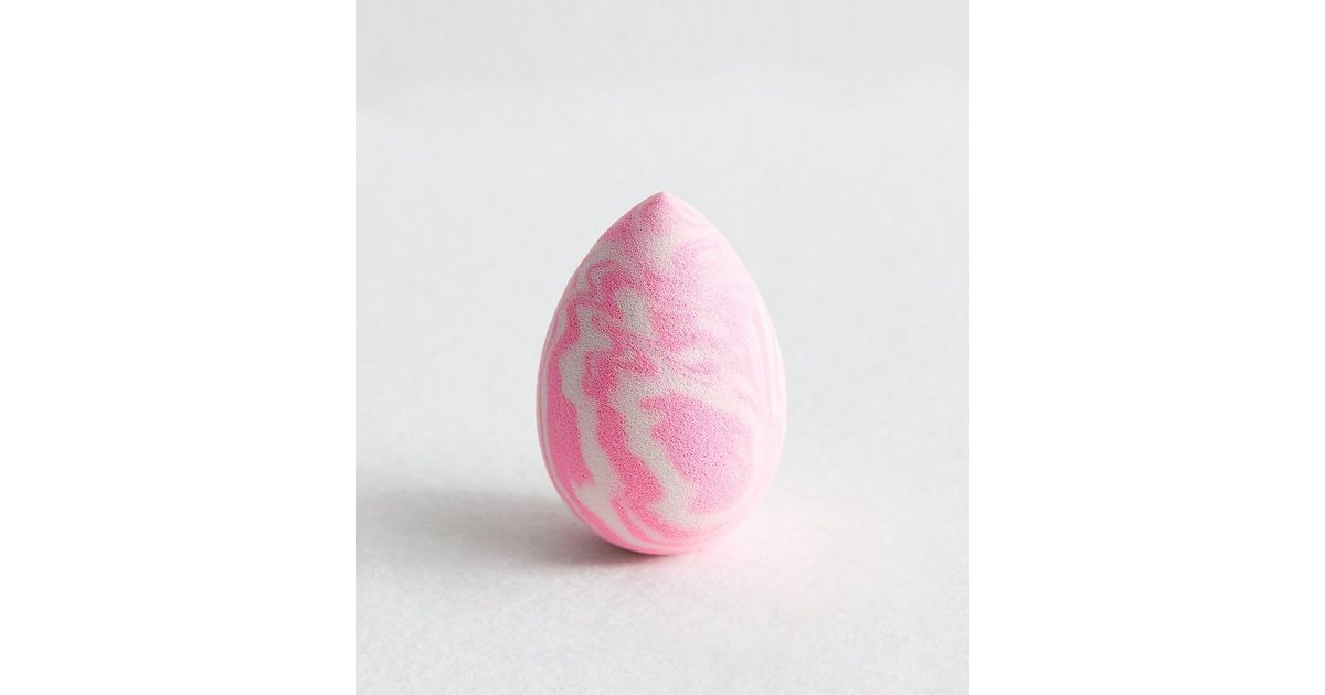 Pink Swirl Pattern Beauty Sponge | New Look
