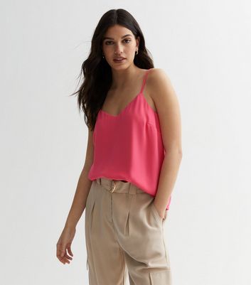 Bright pink cami top store