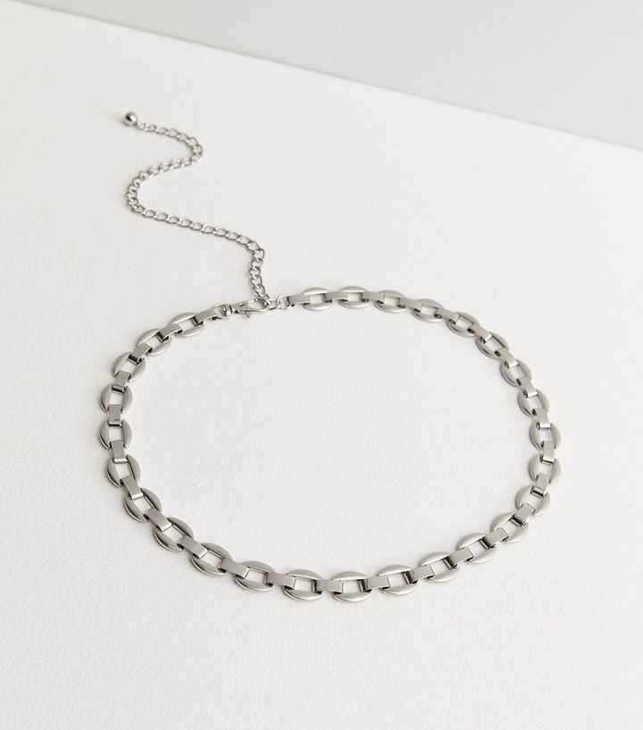 Silver Chain Link Belt | New Look