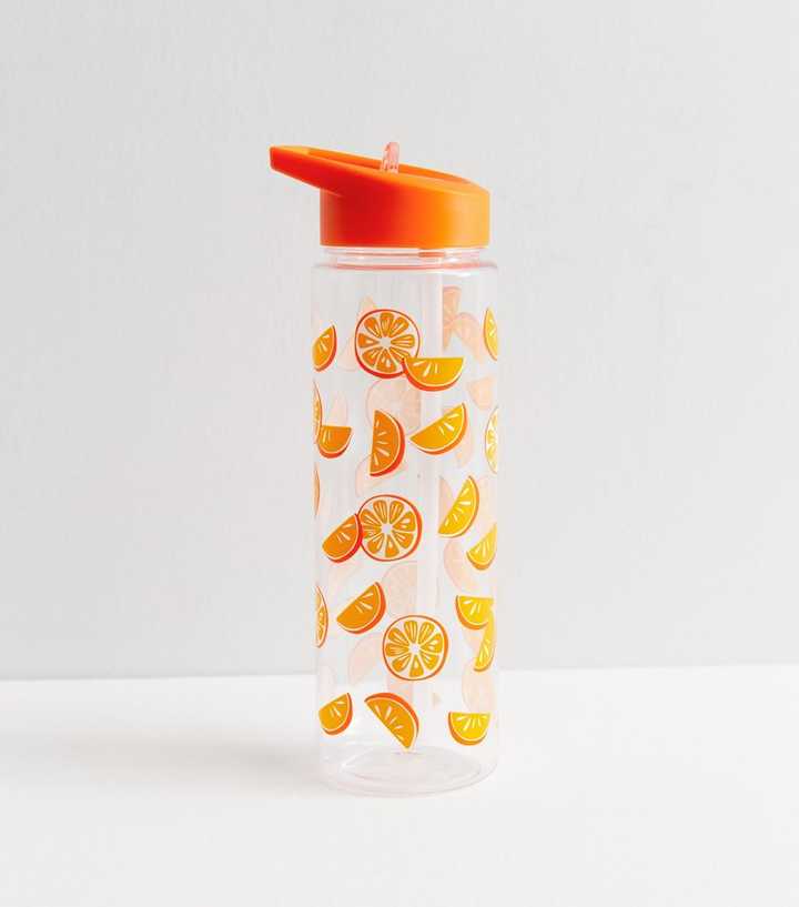 Orange Slice 700ML Water Bottle | New Look