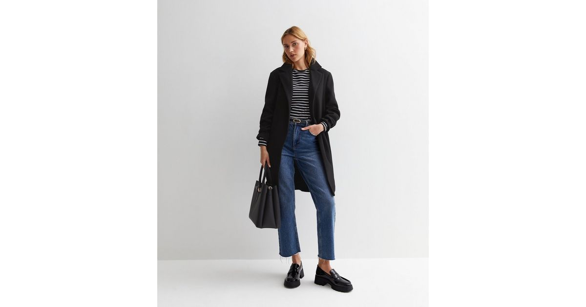 Black Unlined Formal Coat | New Look