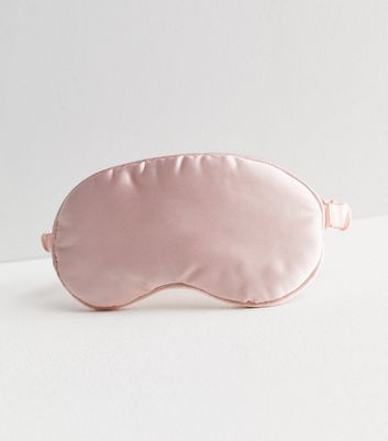 Pink Satin Eye Mask | New Look
