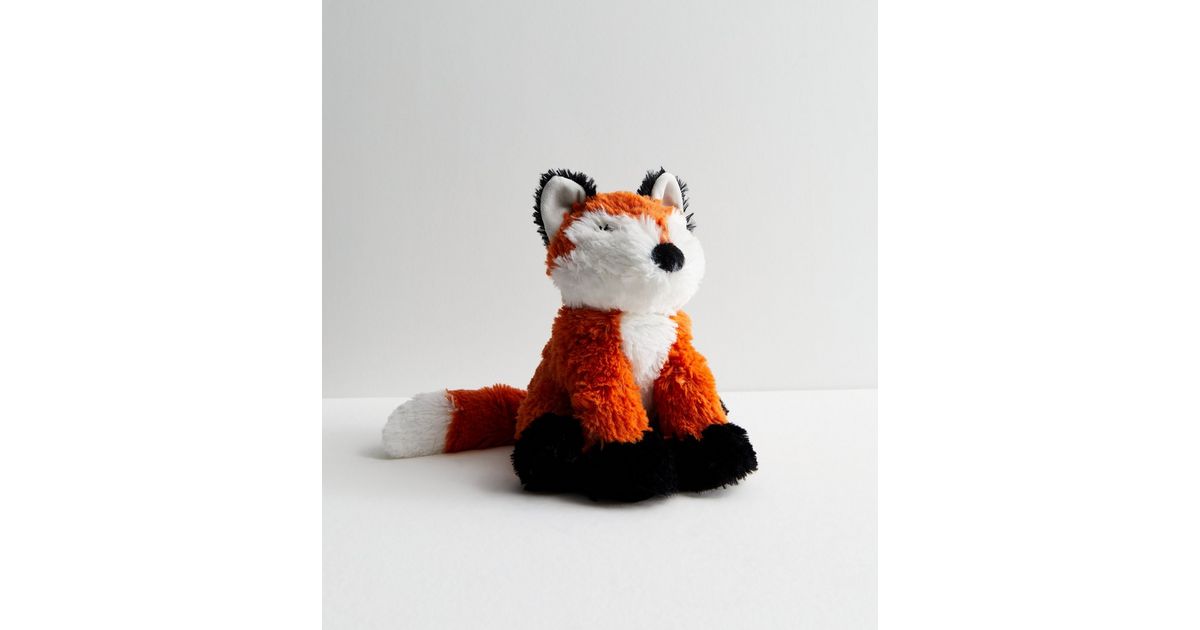 Bright Orange Fox Microwavable Hottie | New Look