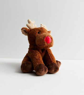 Rust Rudolph Reindeer Microwavable Hottie | New Look