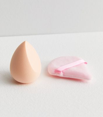 2 Pack Multicoloured Beauty Sponge Powder Puff