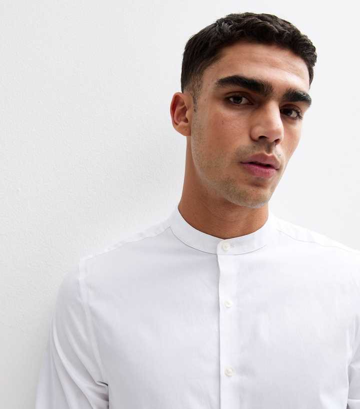Grandad Collar Shirt Outfit