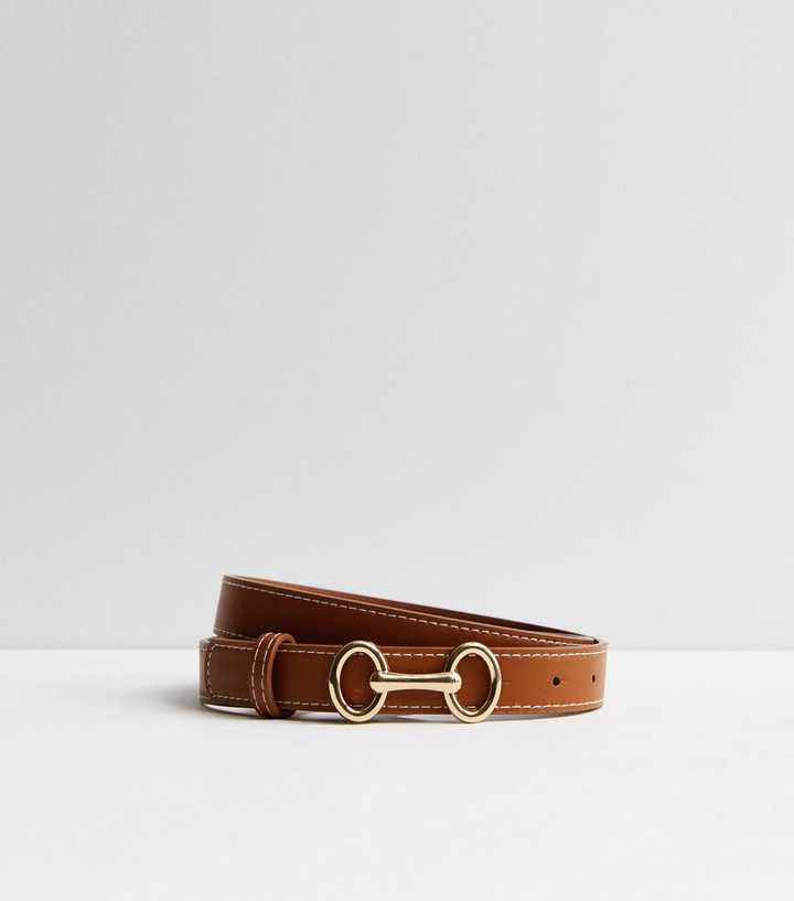 Tan Snaffle Buckle Jeans Belt | New Look