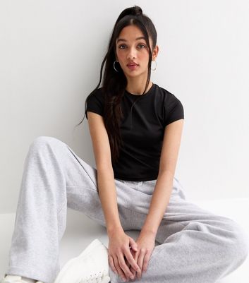 Girls Black Stretch Mini T-Shirt | New Look