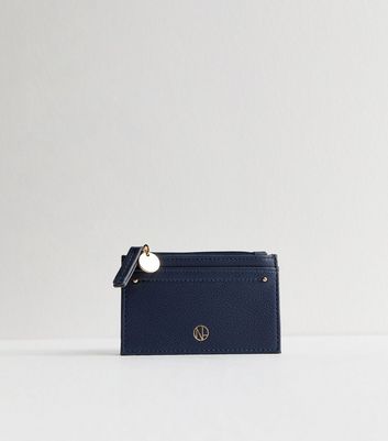 Black Leather-Look Card Holder | New Look