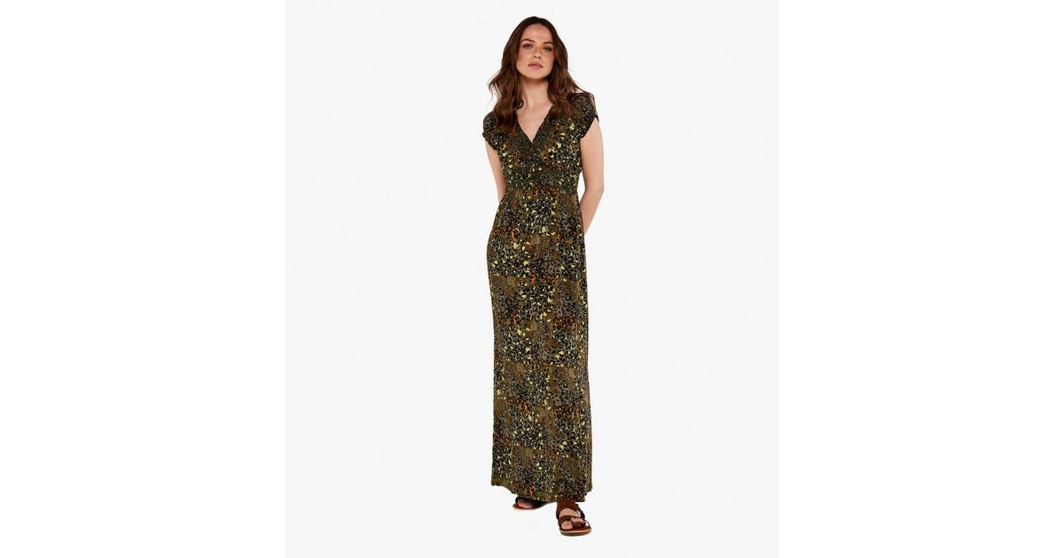 Apricot Khaki Colour Pop Maxi Dress | New Look