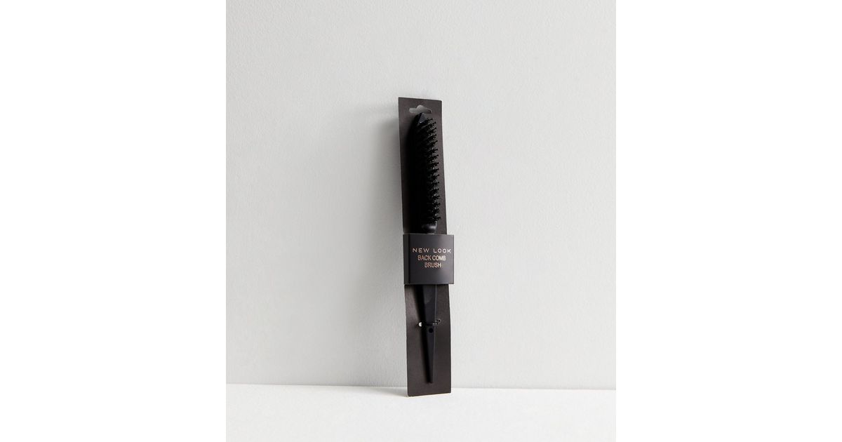 Black Back Comb Brush | New Look