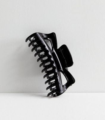 Black Extra Large Bulldog Claw Clip | New Look