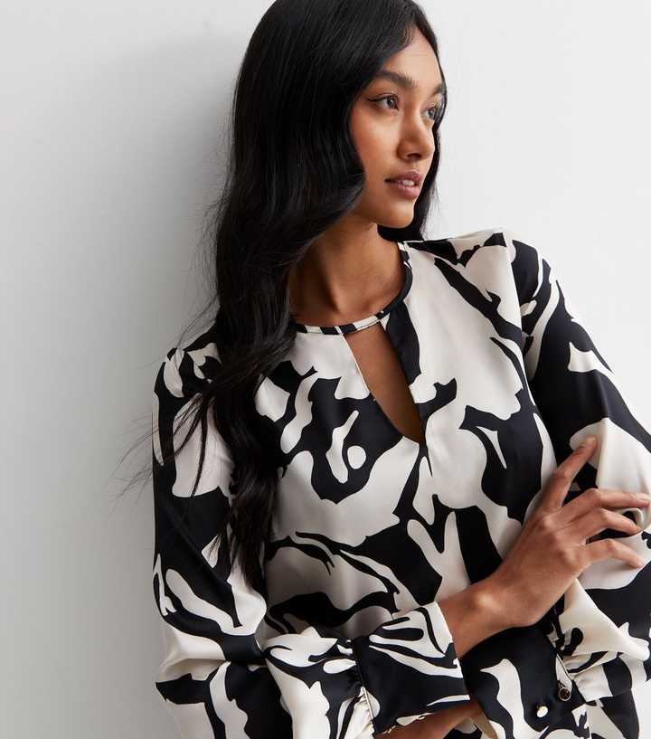 Keyhole Blouse Twisted Keyhole Neck Blouse For Women At UAE | Styli