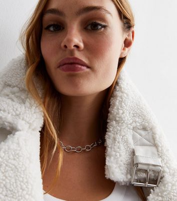 Silver Circle Link Chain Necklace | New Look