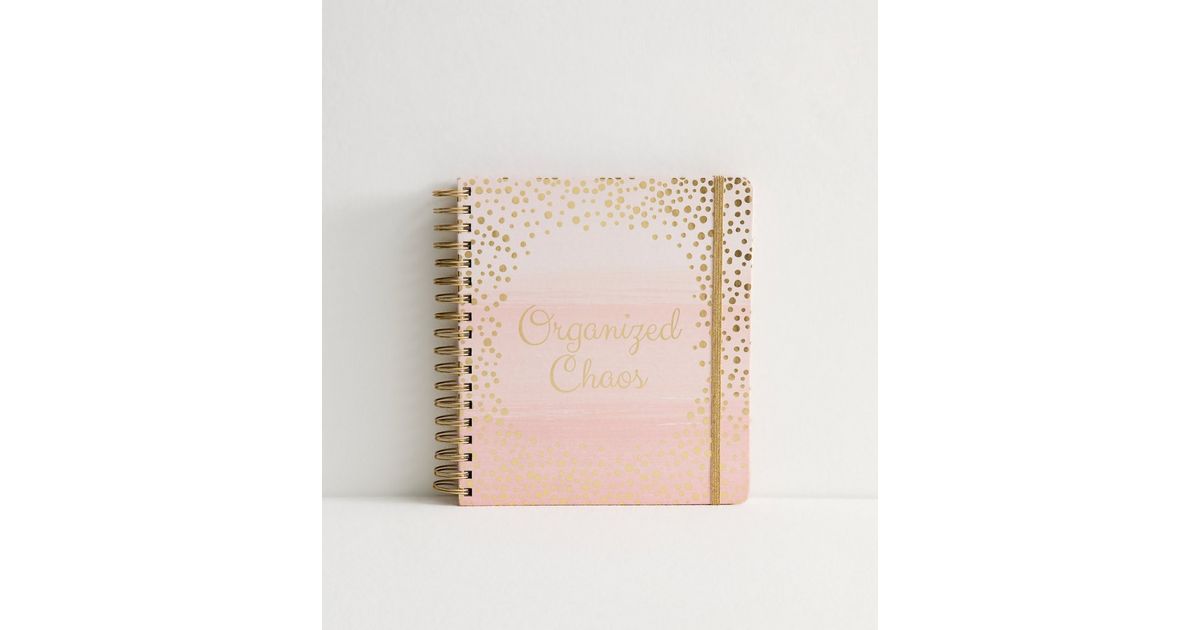 Pink Organised Chaos Logo Planner | New Look