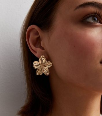 New look earrings gold store