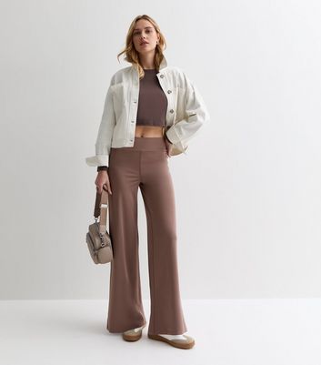 Mink Wide Leg Leggings | New Look