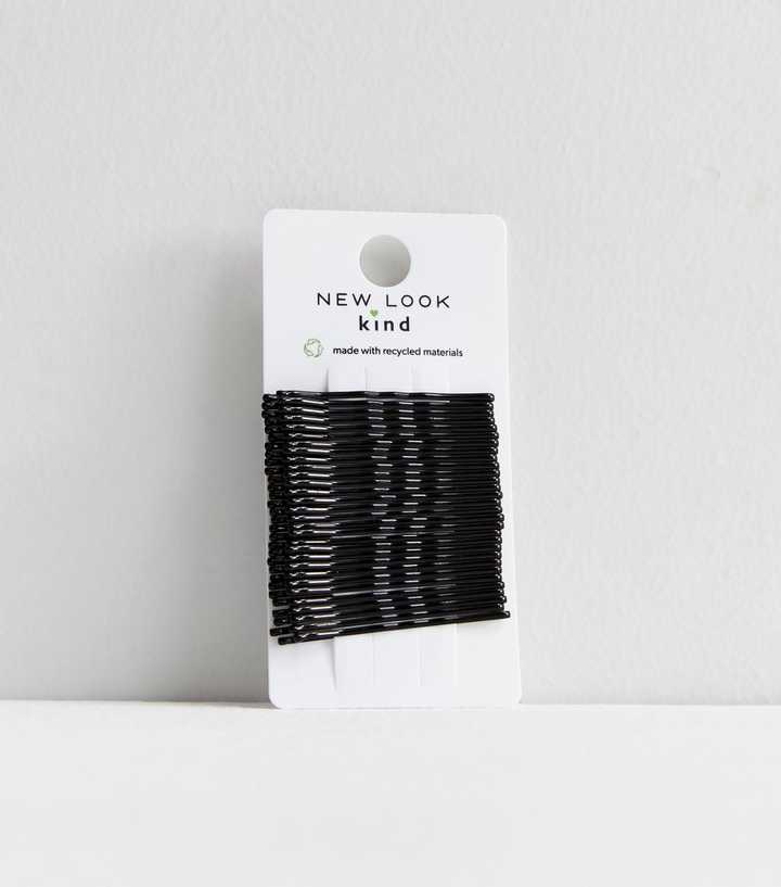 30 Pack Black Hair Grips | New Look