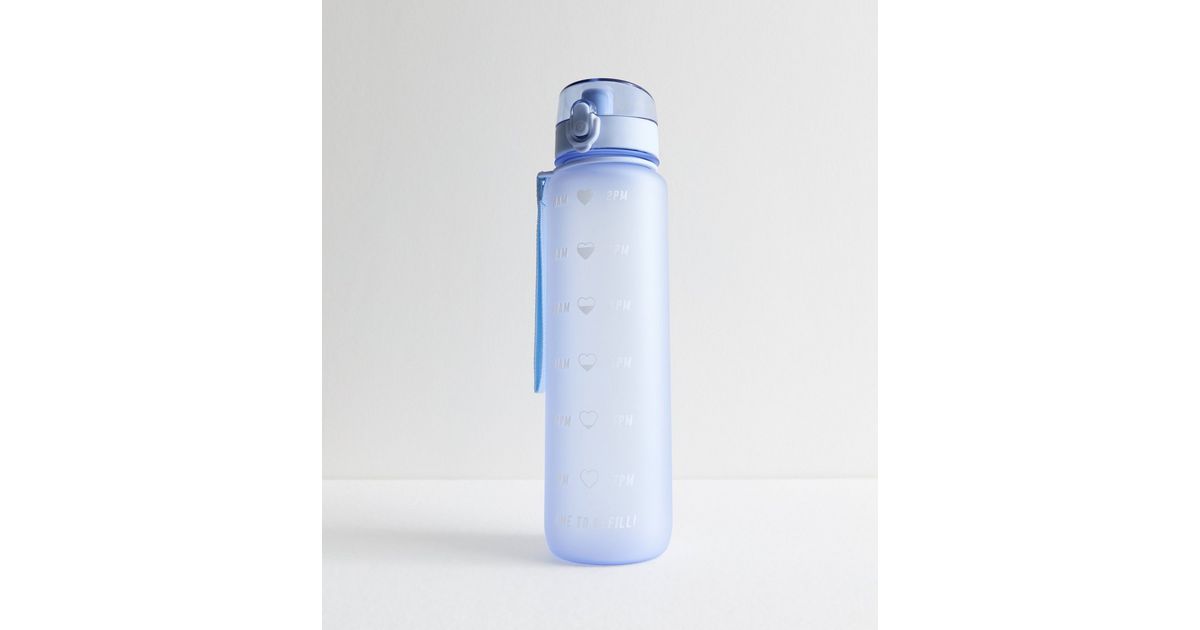Light Blue 1L Water Bottle | New Look