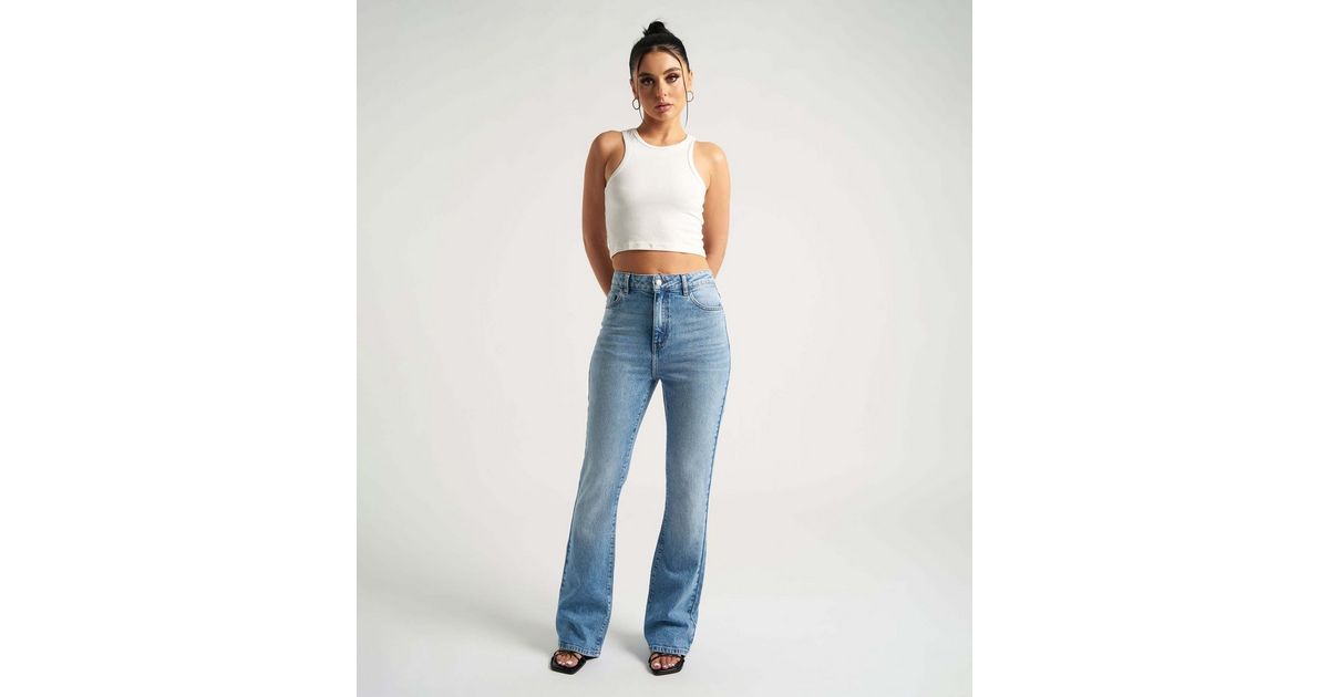 Urban Bliss Blue Bootcut Jeans | New Look